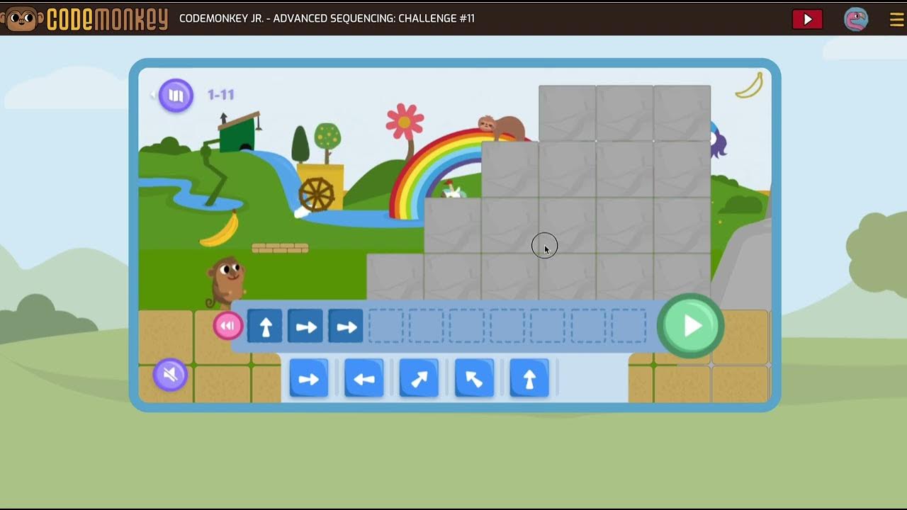 CodeMonkey Jr Advanced Sequencing 11 - YouTube