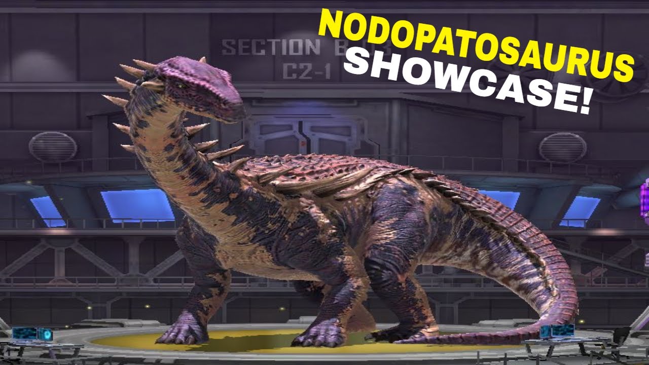 NODOPATOSAURUS SHOWCASE! JURASSIC WORLD ALIVE! - YouTube