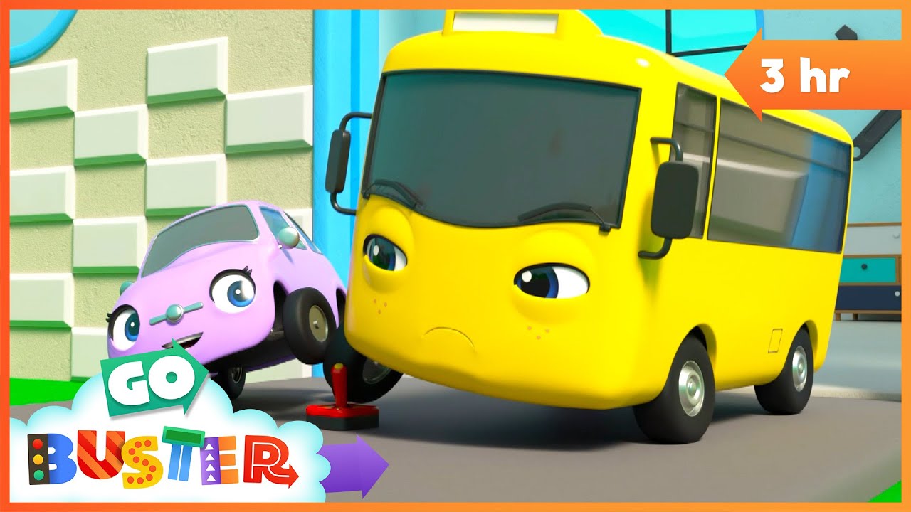Buster and Scout's Remote Control Car Fun! | Go Buster - Bus Cartoons ...