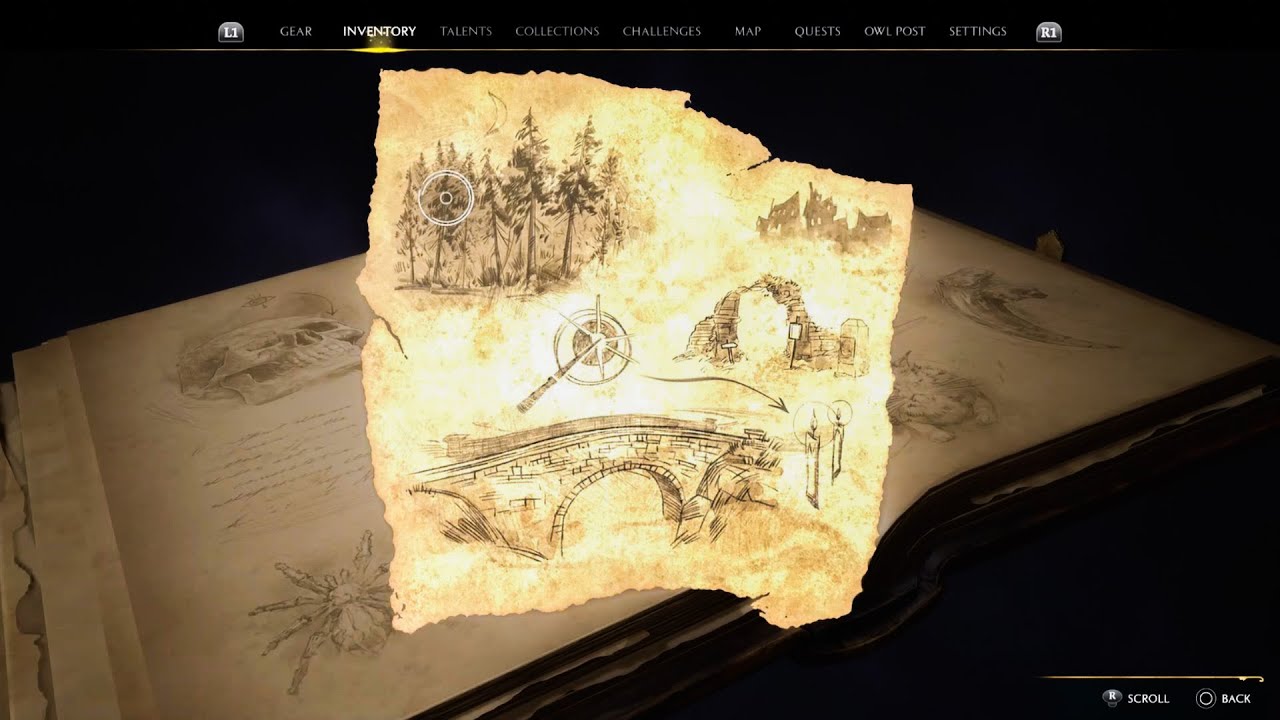 Use The Map with Floating Candles to find the Treasure - Hogwarts ...