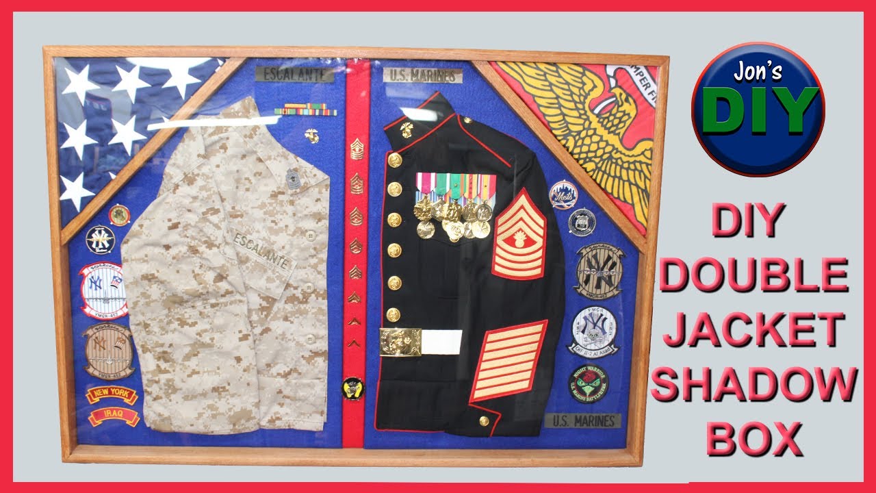 DIY Double Jacket Shadowbox (Jon's DIY) - YouTube