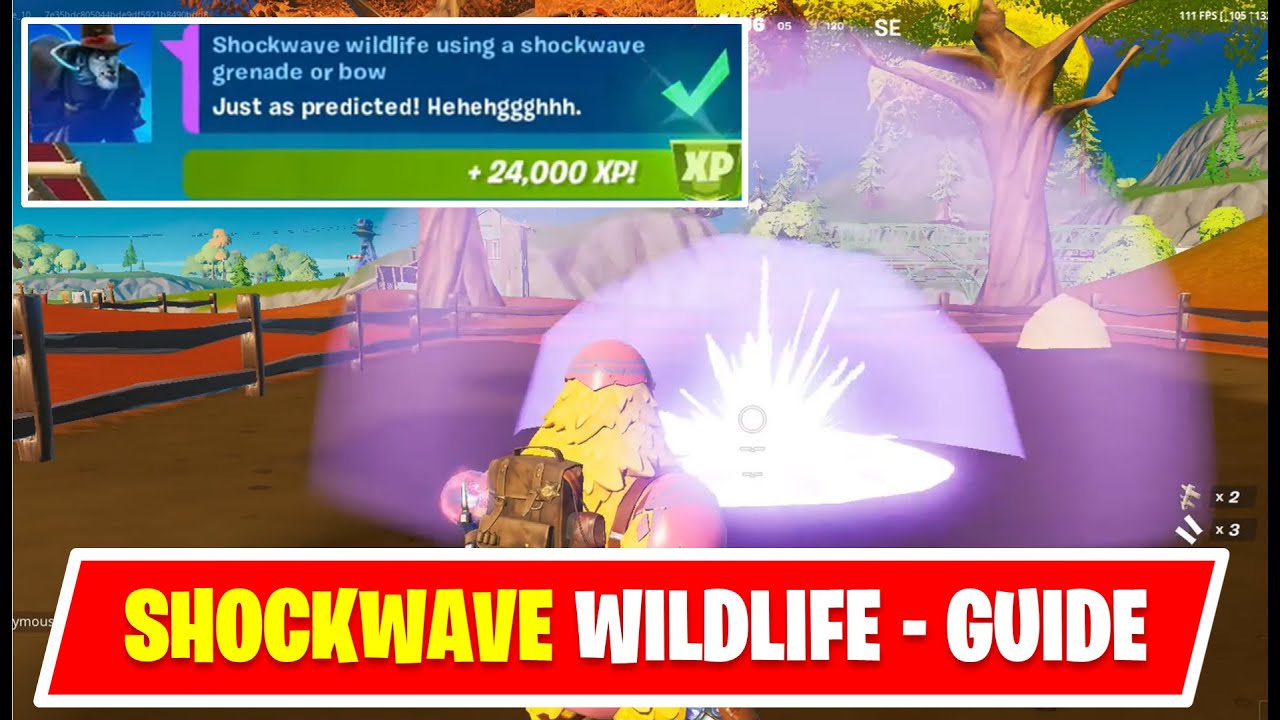 *EASY WAY* Shockwave Wildlife Using Shockwave Grenade or Bow ...