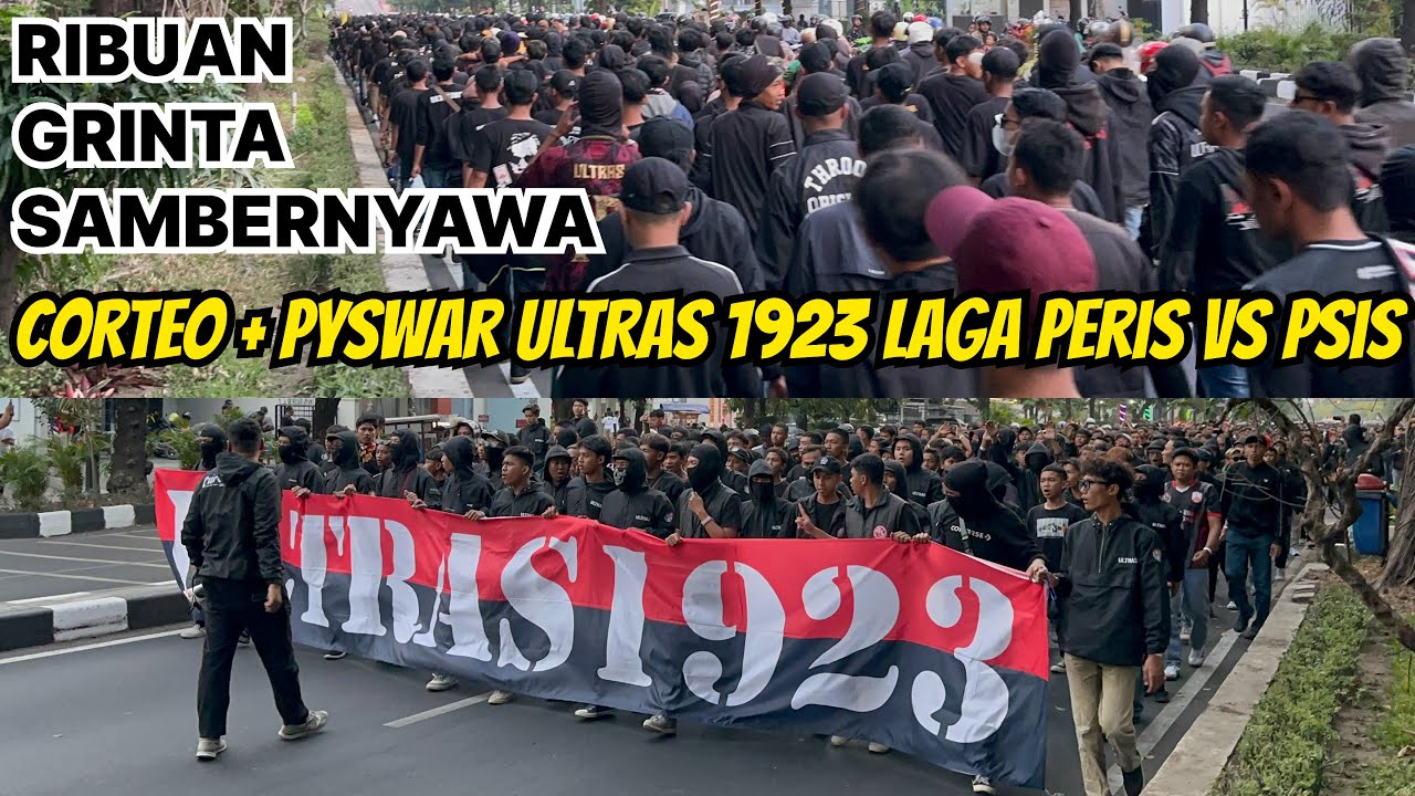Corteo Ultras 1923 Jelang Laga Derby Jateng Persis vs PSIS - YouTube