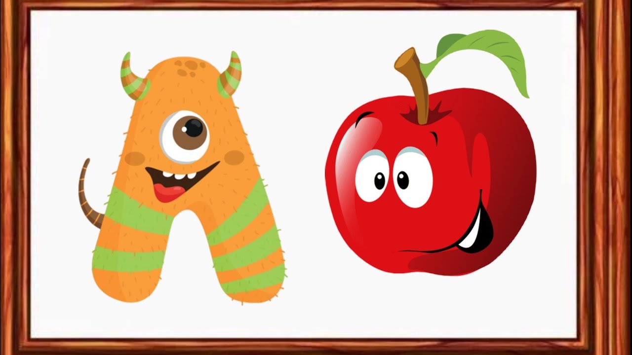 A is for Apple B for Ball| Book with apples| preschool abc learning Abc ...