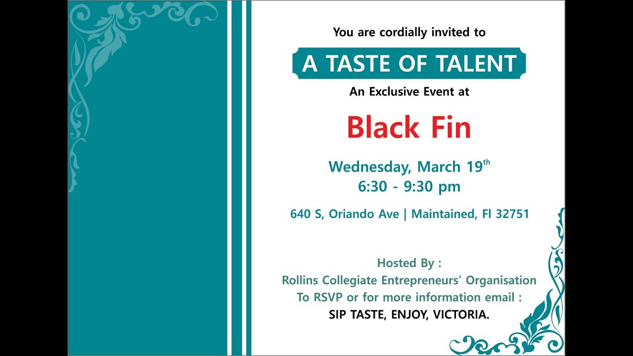 How to Make a DIY Invitation Card (for Beginners!) - YouTube