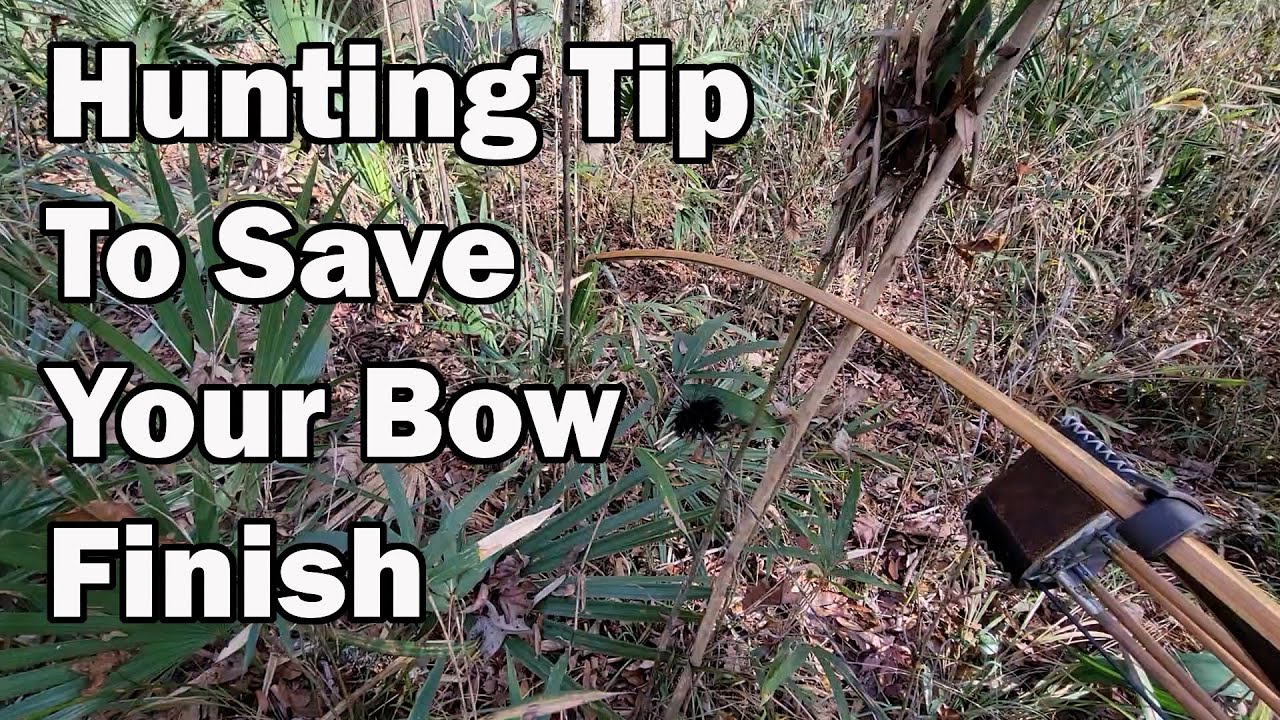 Hunting Tip To Save Your Bow Finish - YouTube