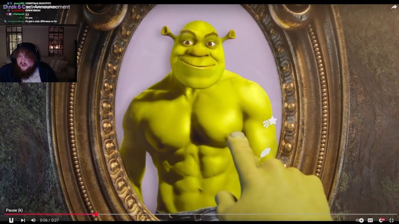 caseoh react to shrek 5 trailer - YouTube