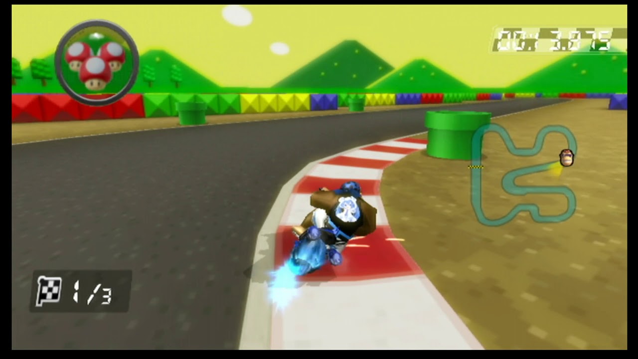 MKWii Funky Kong Texture with Template Test - YouTube