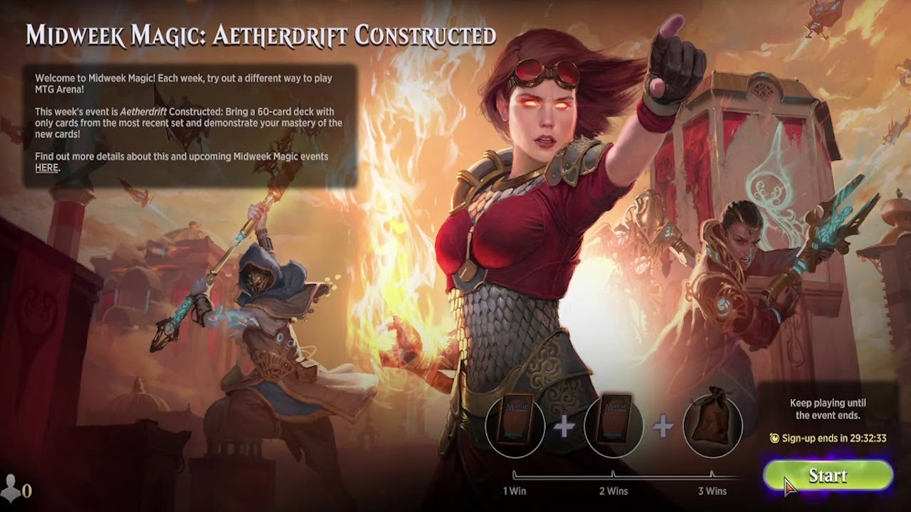 MTG Arena midweek challenge - YouTube