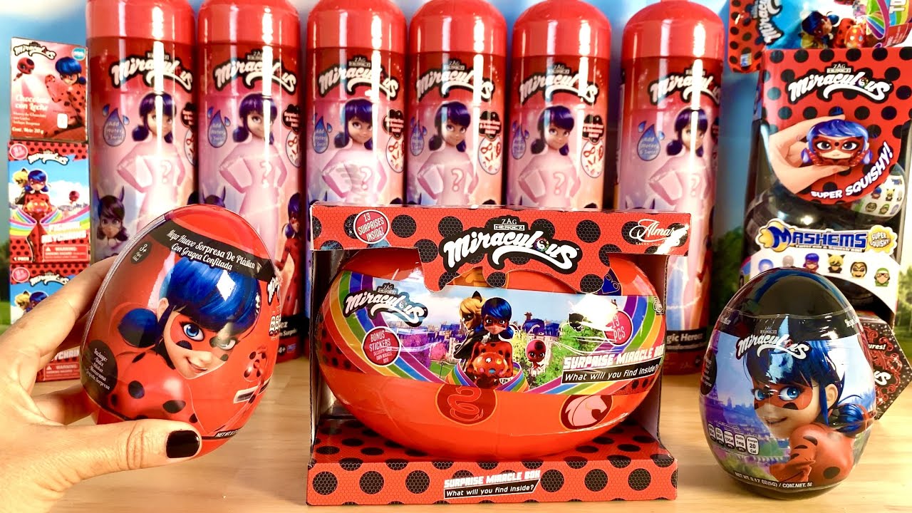 Unboxing Miraculous Ladybug NEW Color Reveal Marinette Dolls ASMR NO ...