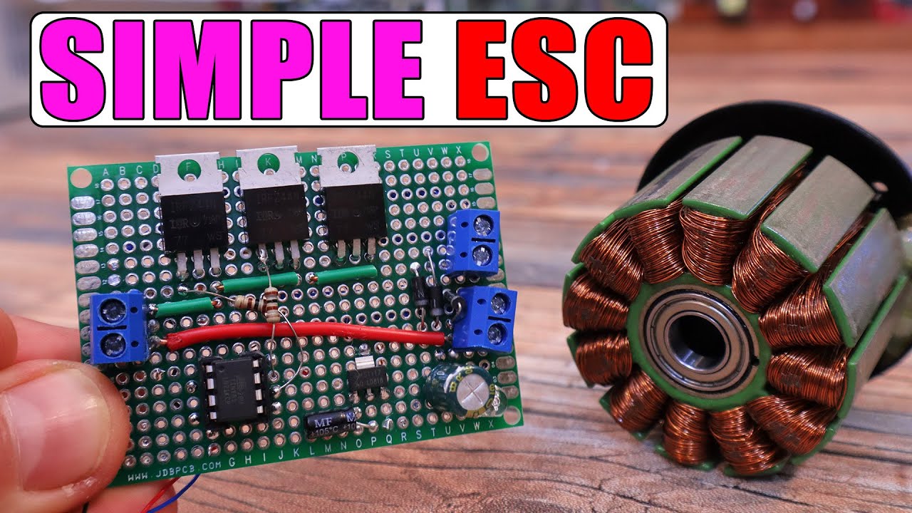 Most Basic Brushless Motor Control - YouTube
