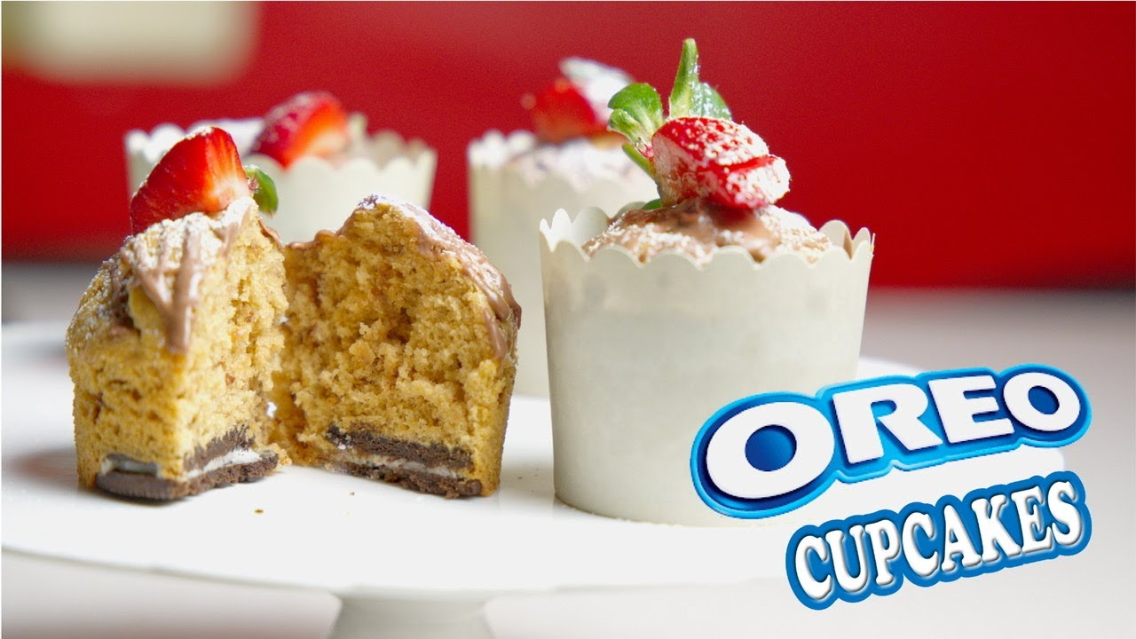 How to make Oreo bottom cupcakes - YouTube