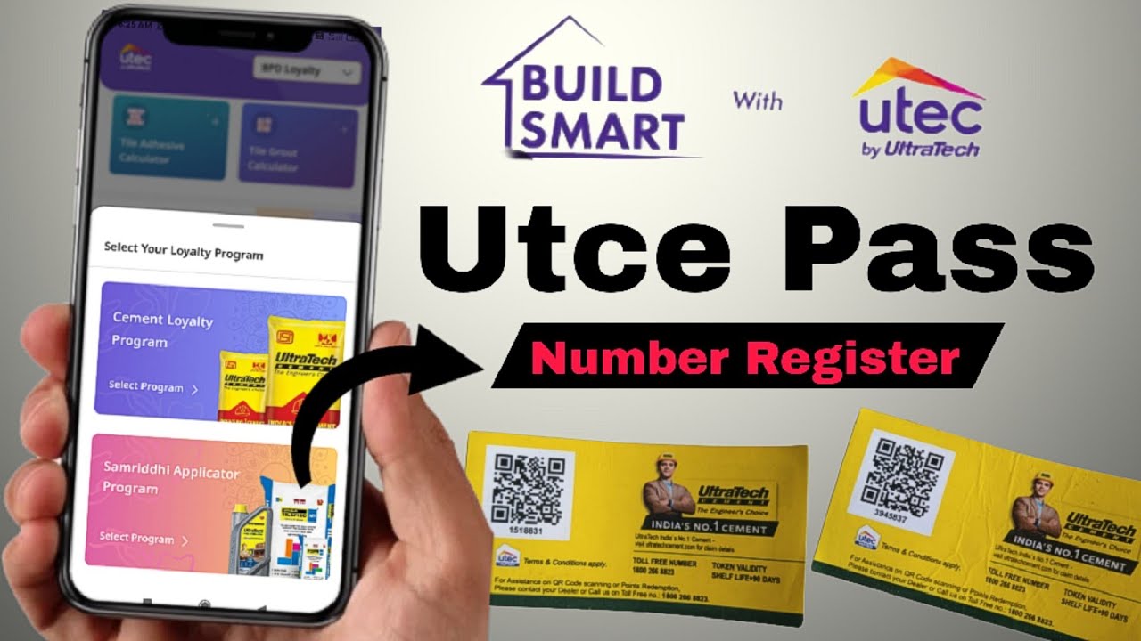 Utec Pass app use kaise kare || ultra Tech Token Redeem Kaise Kare ...