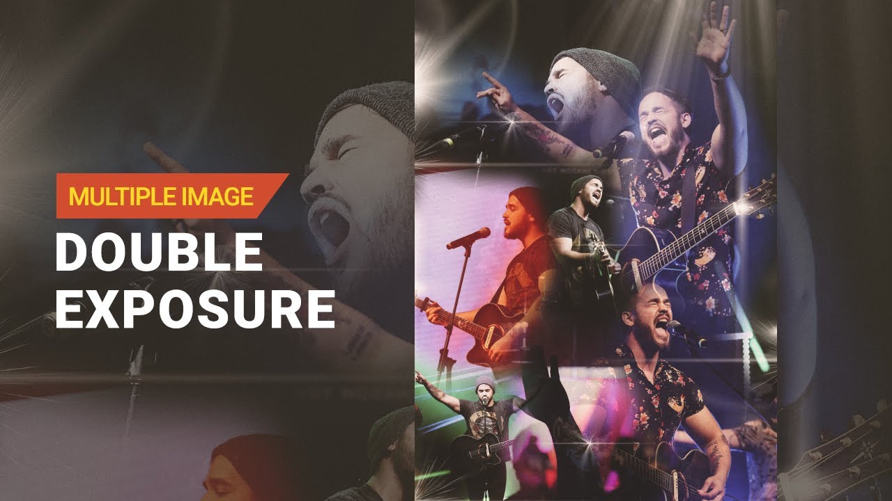 How to Multiple Image Double Exposure in Photoshop - YouTube