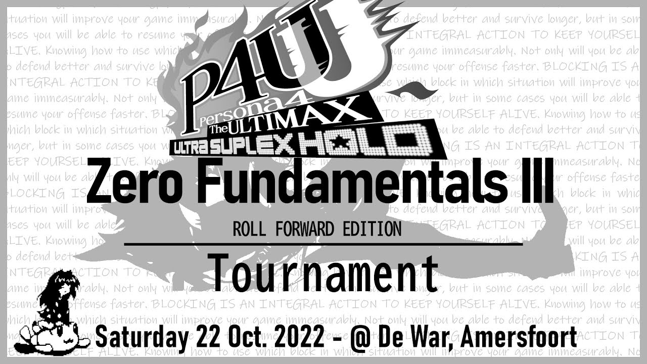 Zero Fundamentals lll Persona 4 Arena Ultimax - Grand Finals - YouTube