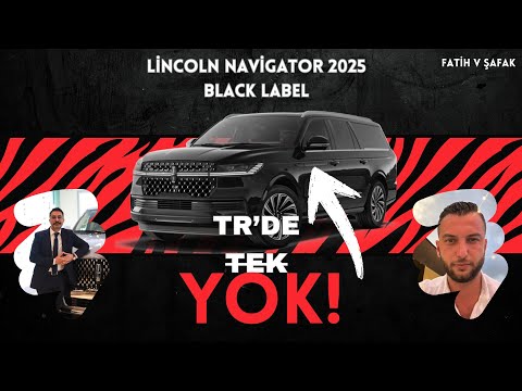 “Amerika’nın Lüks Devi! | TR'de YOK! Lincoln Navigator 2025 Black Label İncelemesi”