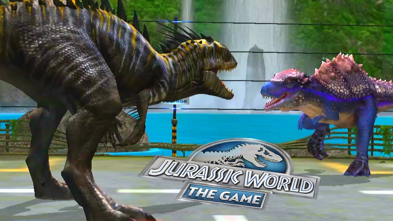 I. REX GEN 2 vs GLYTHRONAX (PVP) | JURASSIC WORLD THE GAME - YouTube