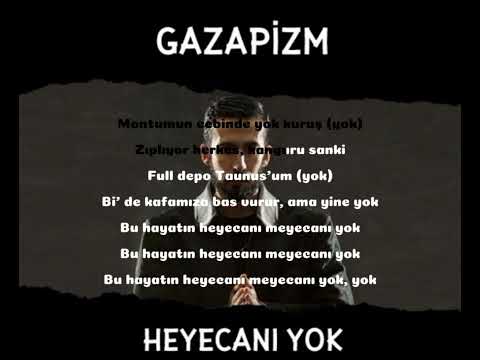 GAZAPIZM-HEYCANI YOK SÖZLERI KARAOKE (oficial video)