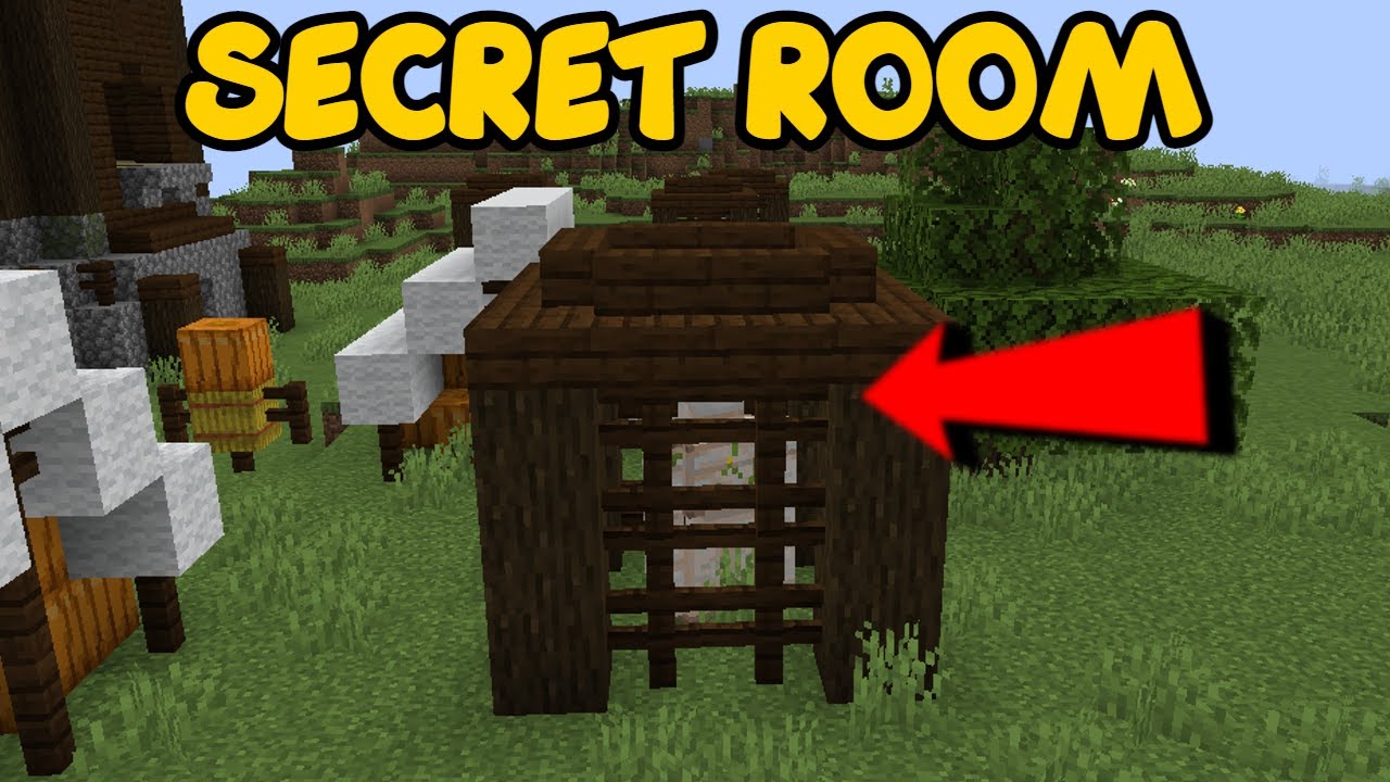 The secret room in Pillager Outpost Camp - P5 - YouTube