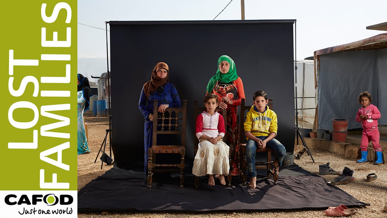 Lost family portraits interactive in Syria and Lebanon | CAFOD - YouTube