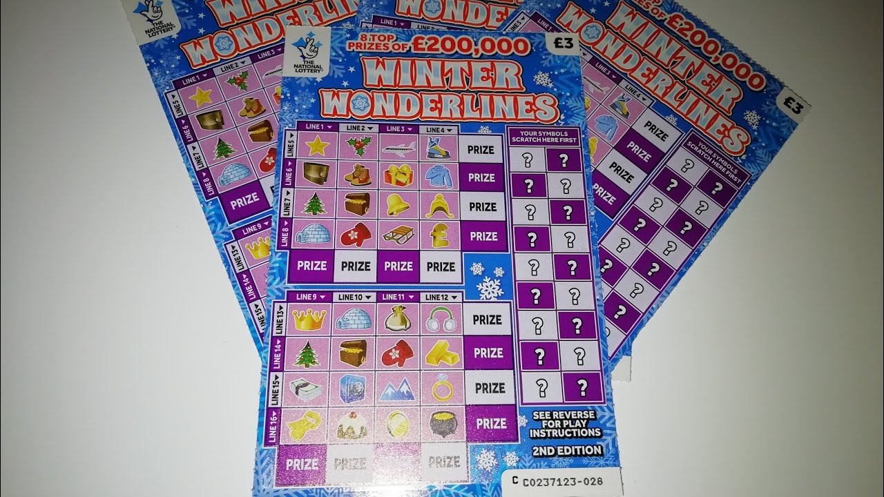 4 x £3 Winter Wonderlines Scratch Cards. Lucky or Not? - YouTube