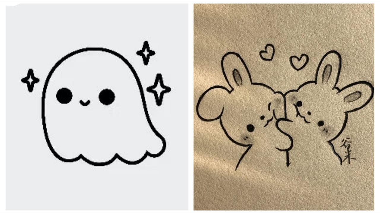 How to draw these cuties | Step by step tutorial for beginners #art # ...