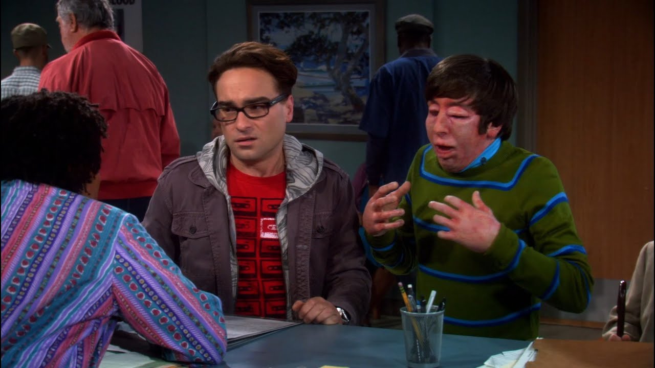 The Big Bang Theory - Howard eats the peanut candy bar for his "little ...