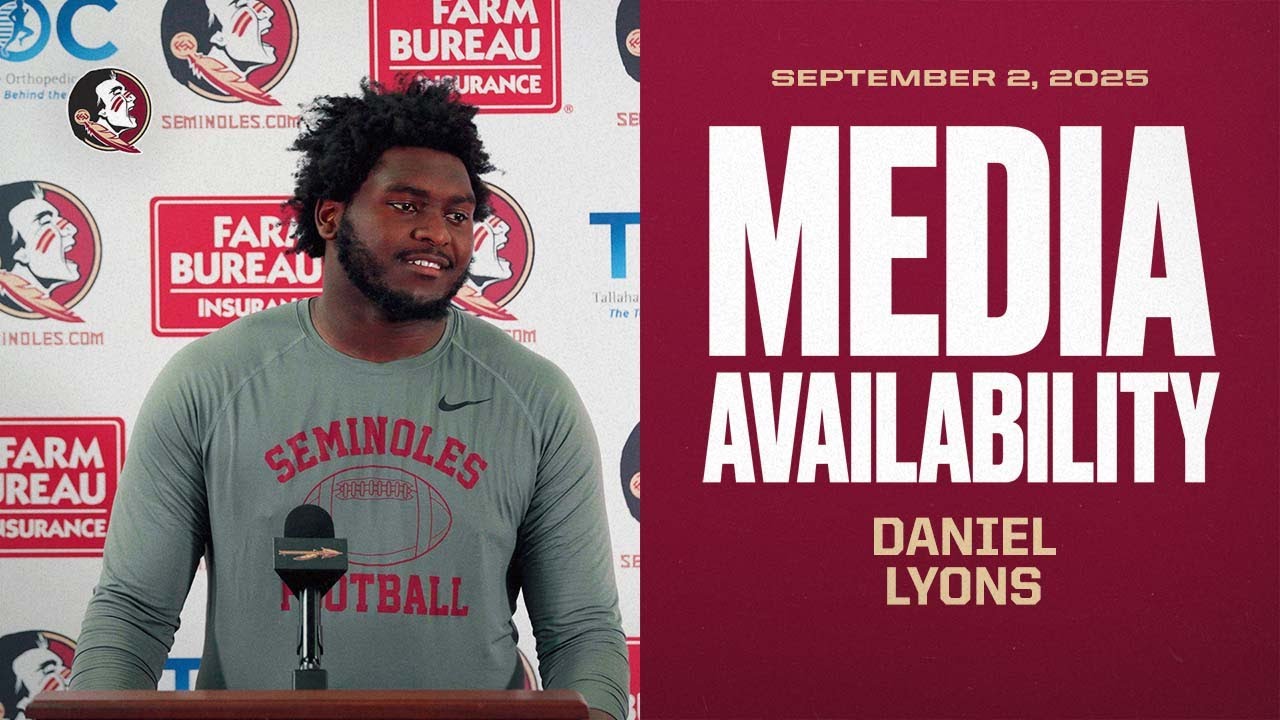 FSU Football | DL Daniel Lyons: “Whatever my team needs I am going to do it.” - YouTube