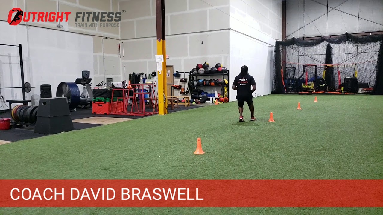 Cone Drill: Sprint Backpedal Ladder - YouTube