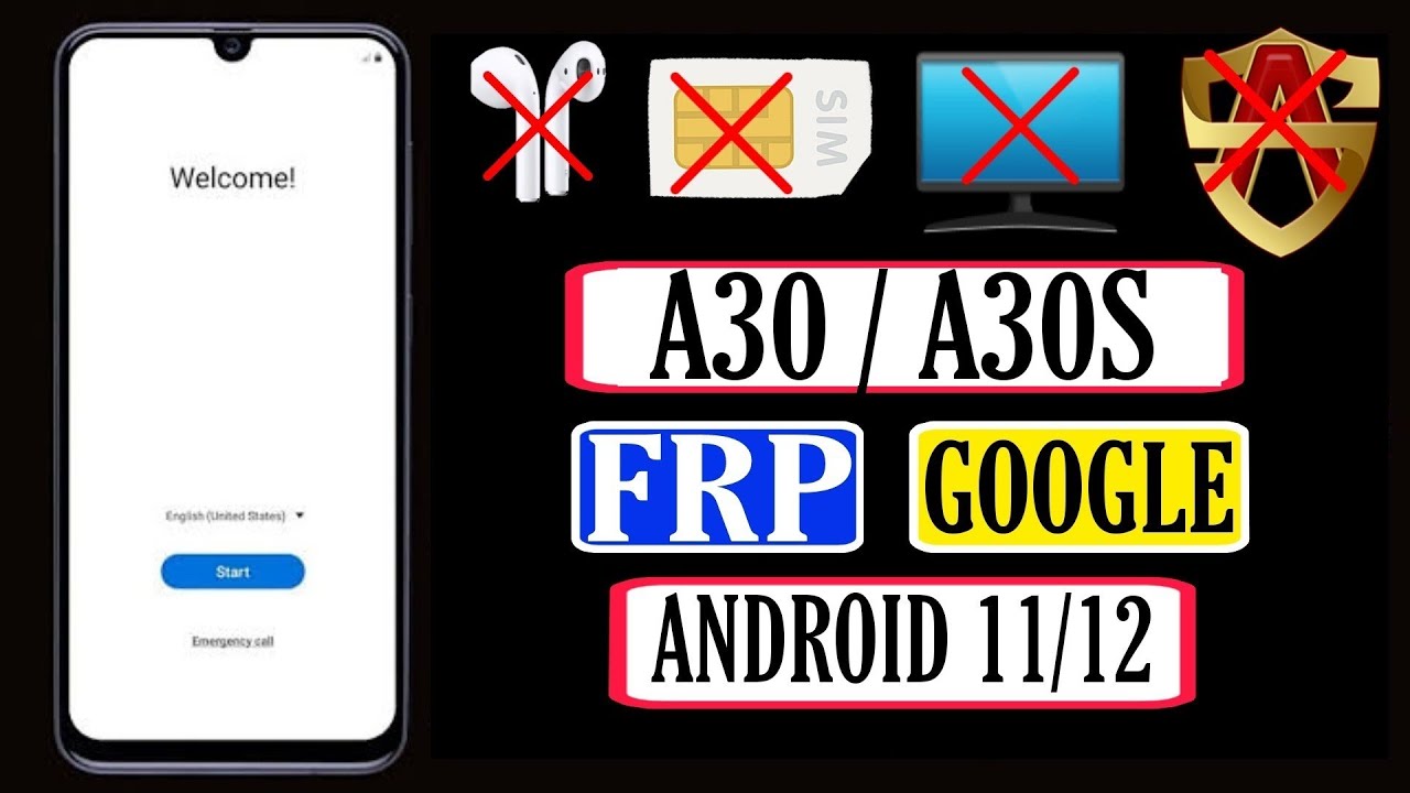 Samsung A30/A30S FRP Bypass Android 11 Without PC | New Method 2022 ...