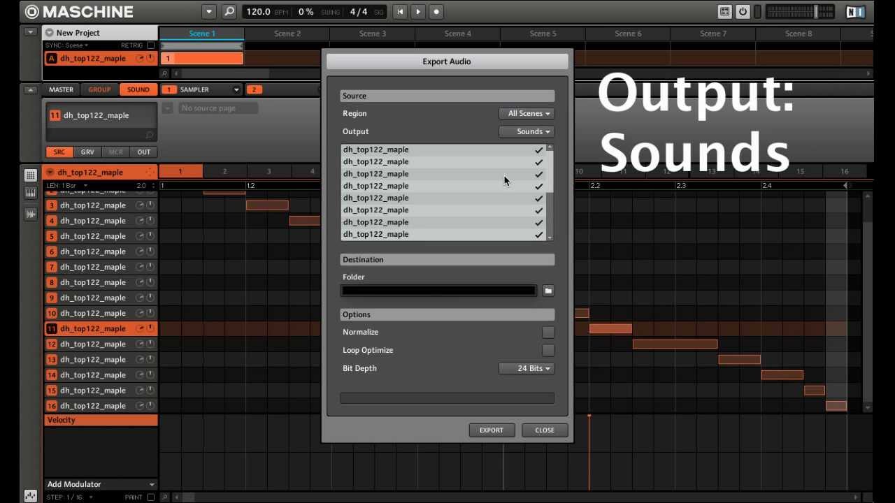 Exporting Slices (Maschine) - YouTube