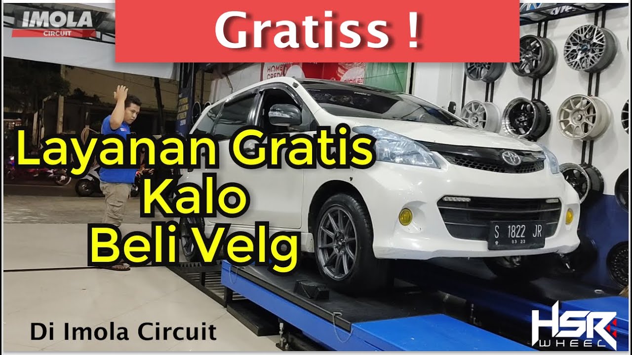 Banyak Fasilitas Gratis kalau beli Velg HSR di IMOLA CIRCUIT Gresik ...