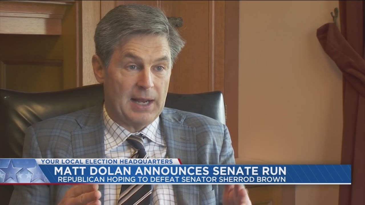 Matt Dolan announces Senate candidacy for 2024 election - YouTube