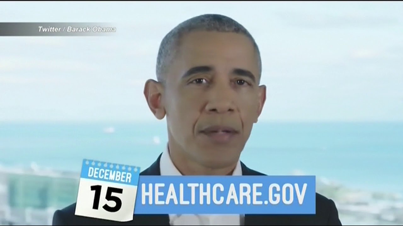 Former President Obama Pushes Healthcare Enrollment In New ACA Ad - YouTube