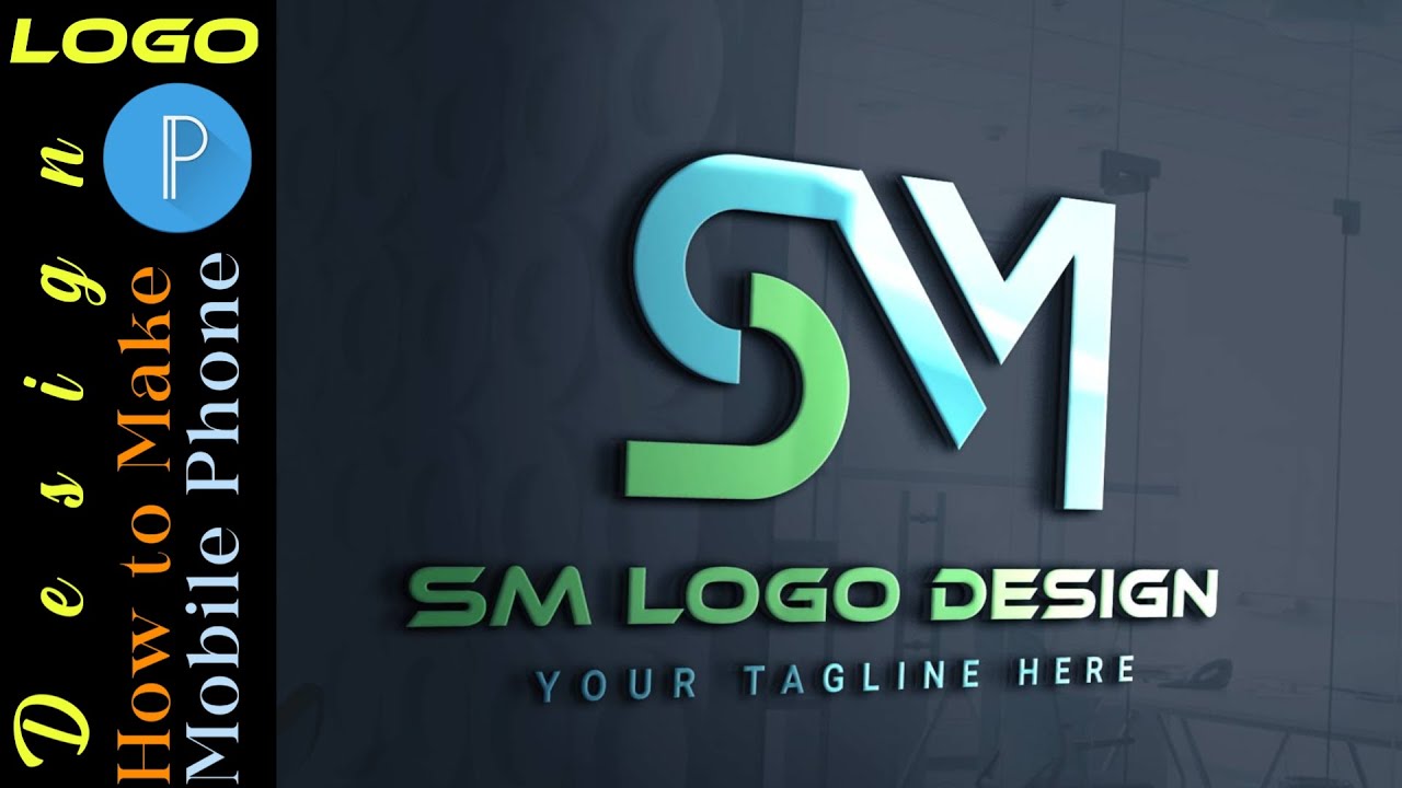 S M logo design pixellab | professional logo design | SM logo design in pixellab | Editz 009 ...