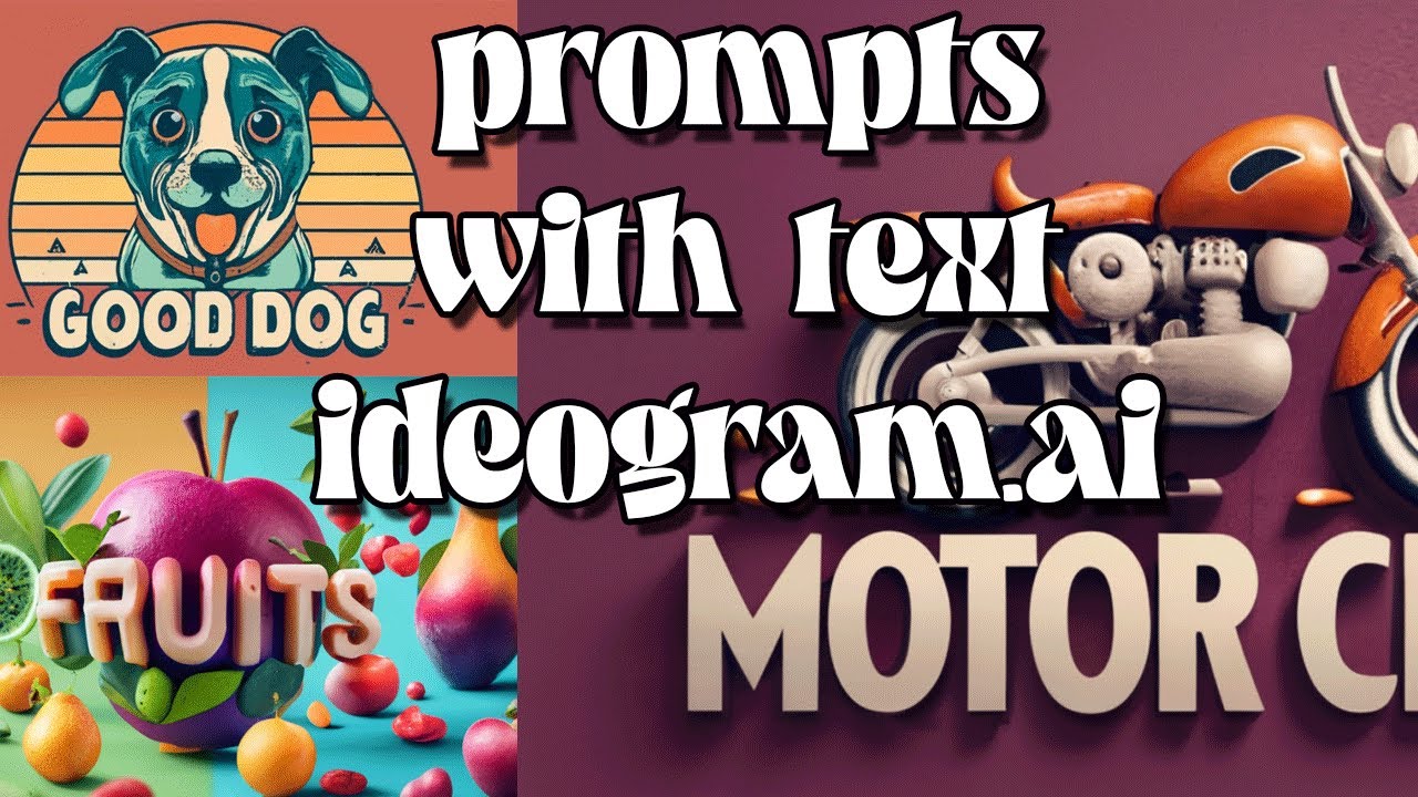 ideogram text prompts - YouTube