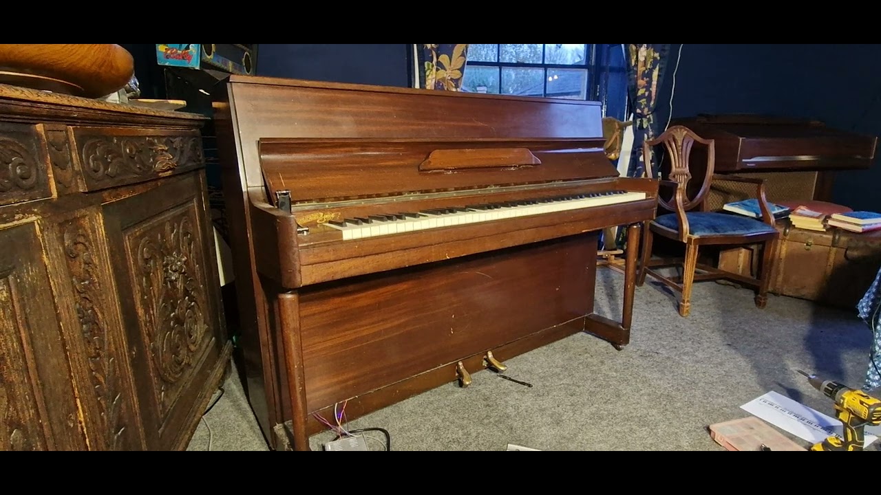Maple Rag - Solenoid Test - Electronic Player Piano - YouTube