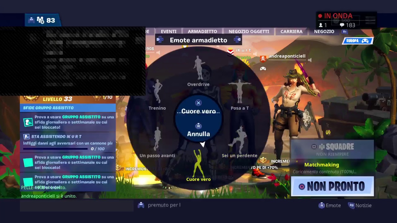 3 live del giorno!FORTNITE ITA!ELISA entra in live - YouTube