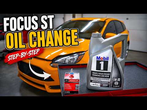 How to Change the Oil on a Ford Focus ST (Step-by-Step DIY)