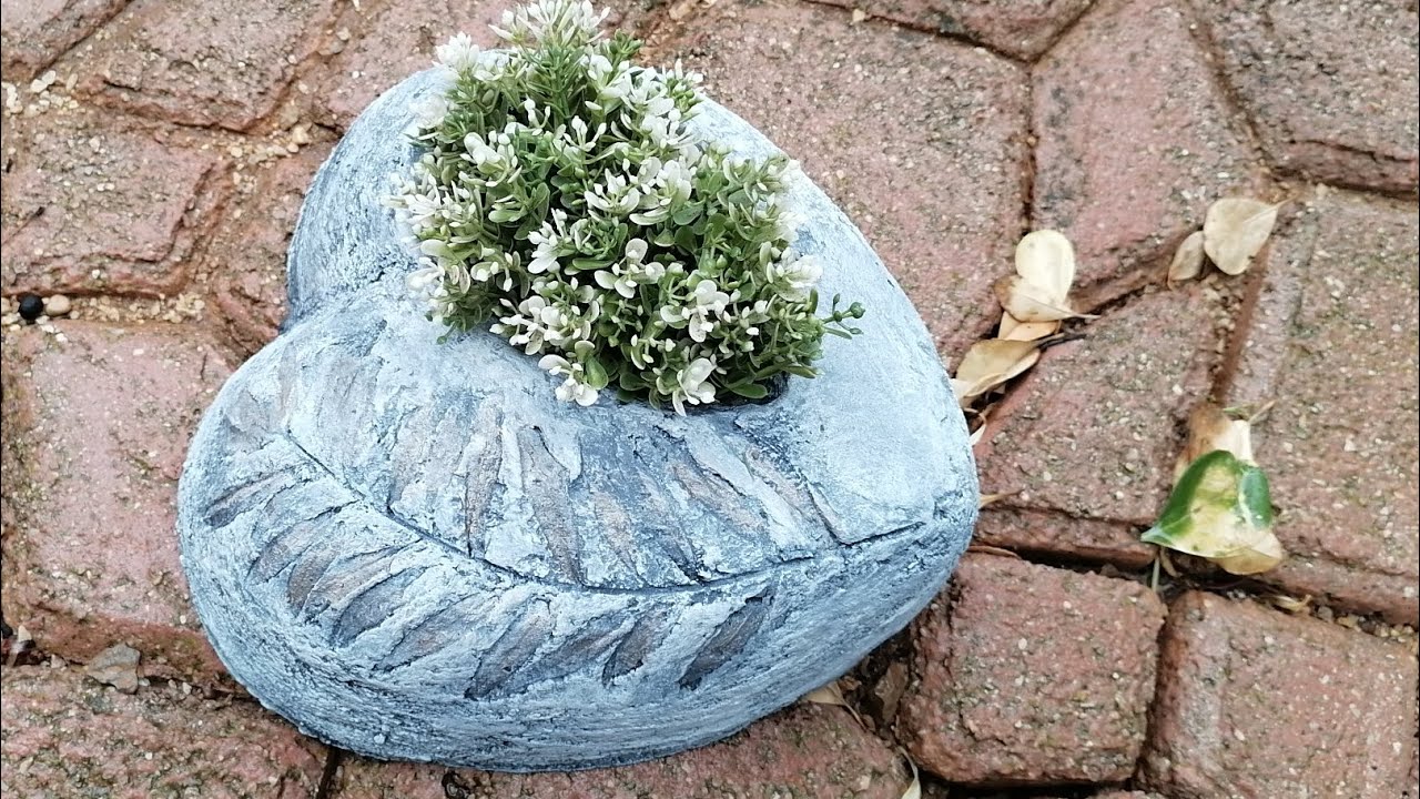 I'm making a heart-shaped pot |DIY - YouTube