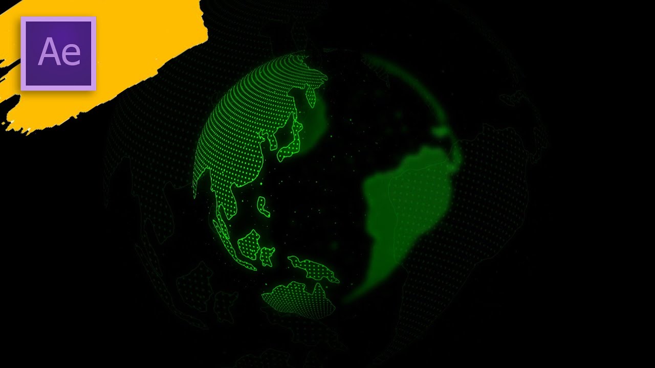 CARA MEMBUAT ANIMASI BUMI BERPUTAR DI AFTER EFFECT (BAHASA INDONESIA) - YouTube