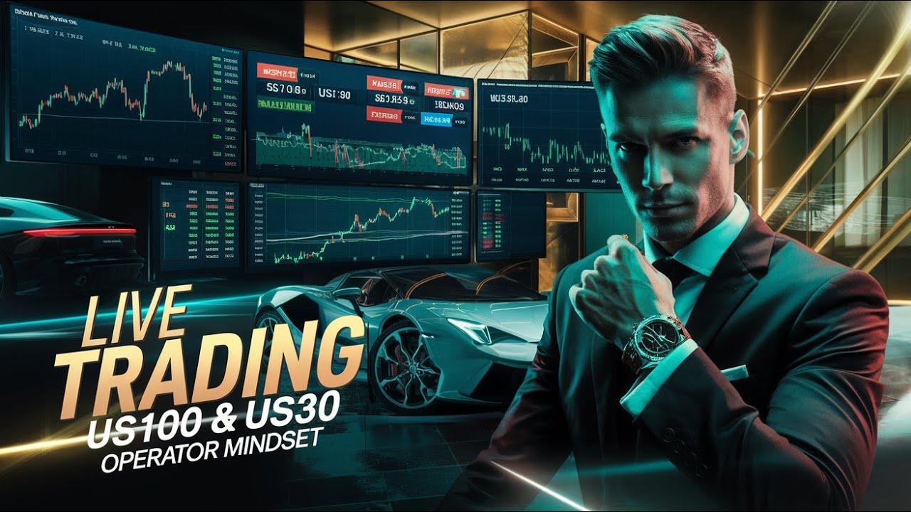 Live Trading US100 & US30 with operator Mindset || My Secret to ...