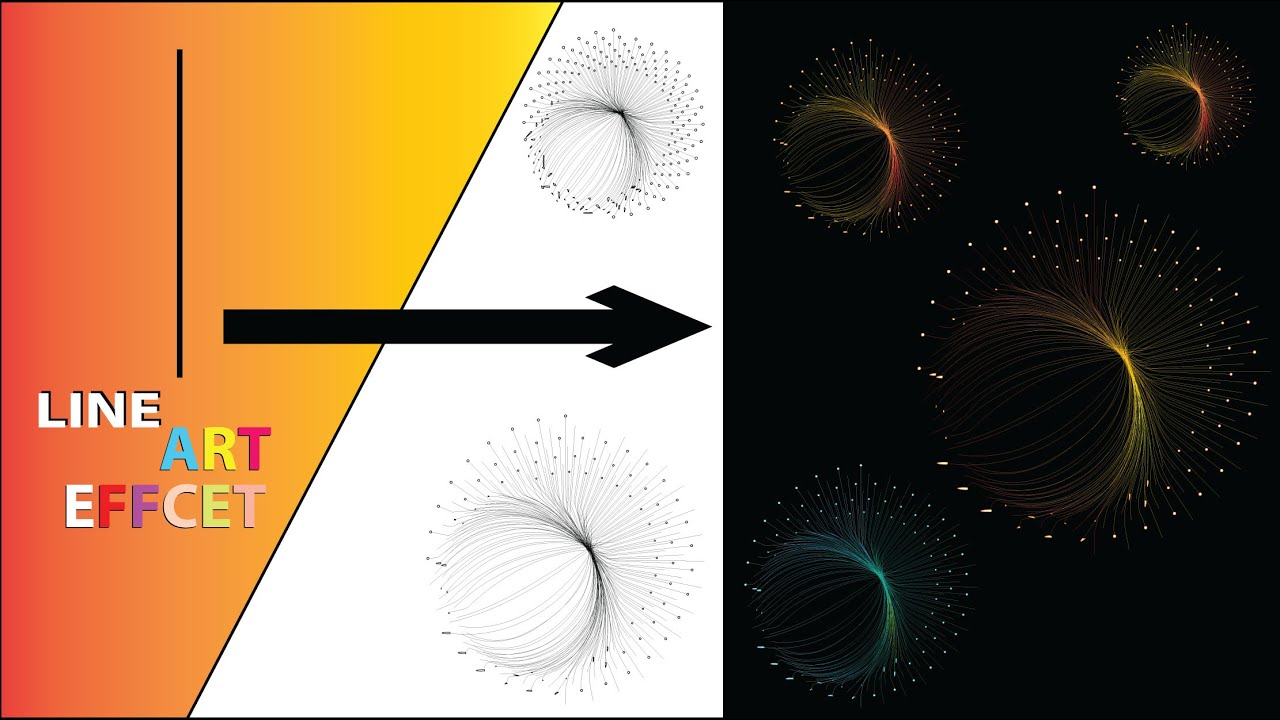 The INSANE Line Art Effects in Illustrator - YouTube