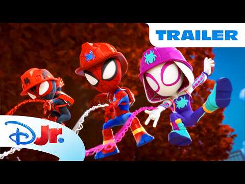 Spidey and His Amazing Friends Season 5 Official Trailer! 🕷️✨ | NEW Gear and Vehicles | @disneyjr