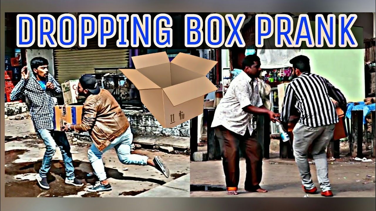 DROPPING BOX PRANK | GULBARGA BLASTERS - YouTube
