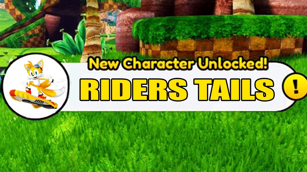 FUI O PRIMEIRO A GANHAR A NOVA SKIN SECRETA TAILS RIDERS NO SONIC SPEED ...