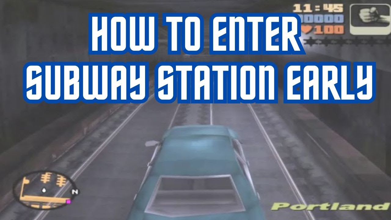 GTA III : "Glitch" How To Enter Subway Station Early - YouTube