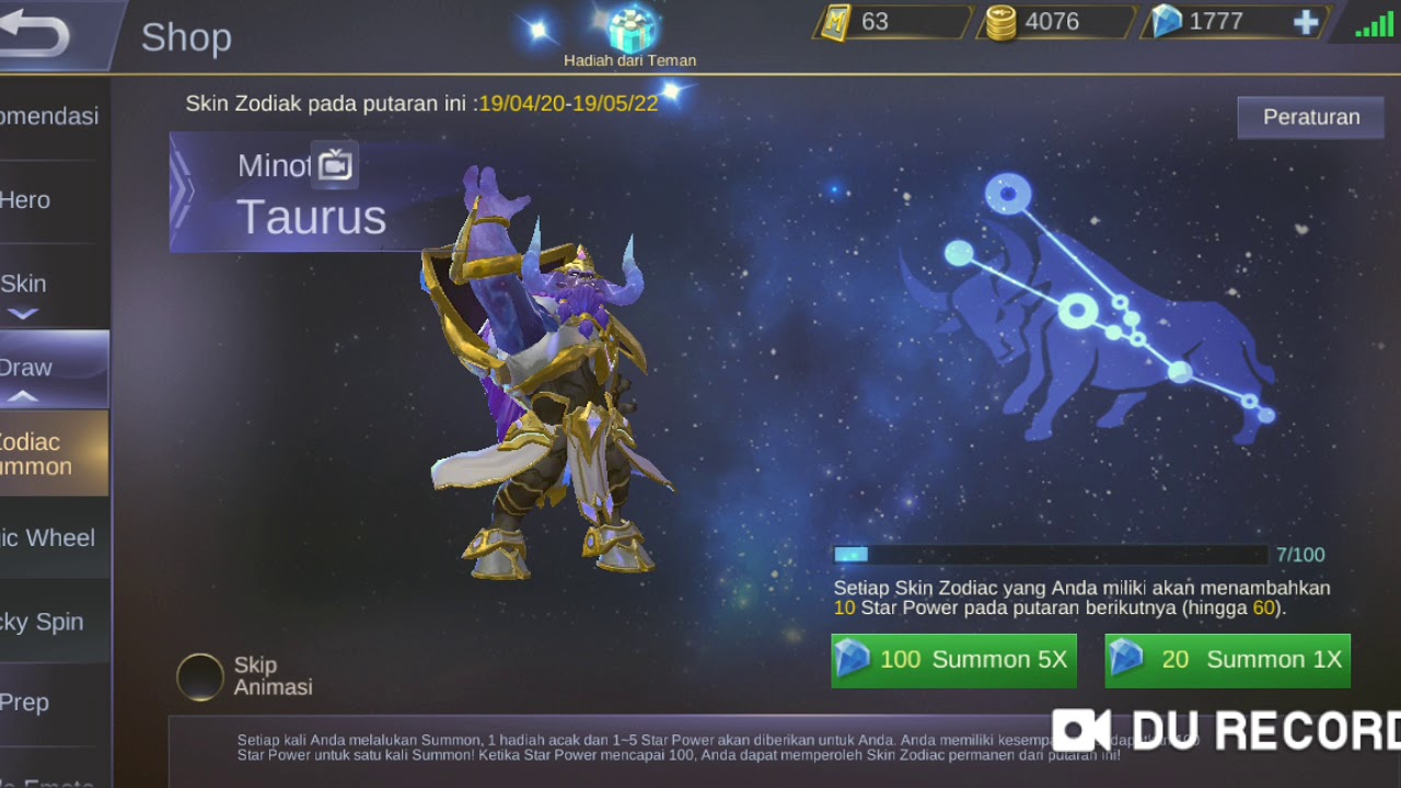 CARA MUDAH MENDAPATKAN SKIN MINOTAUR - YouTube