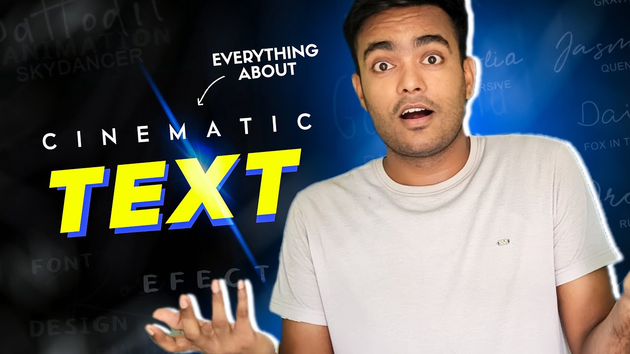 Level Up your Video editing skill using Cinematic TEXTS - YouTube