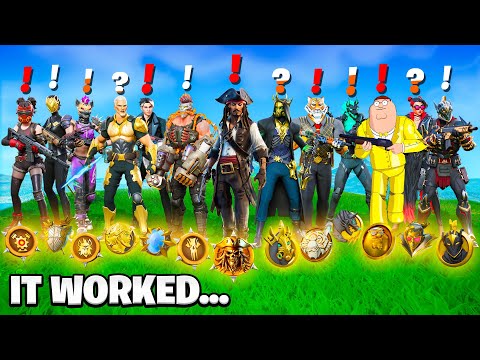 I Pretended To Be Every Boss In Fortnite! ￼
